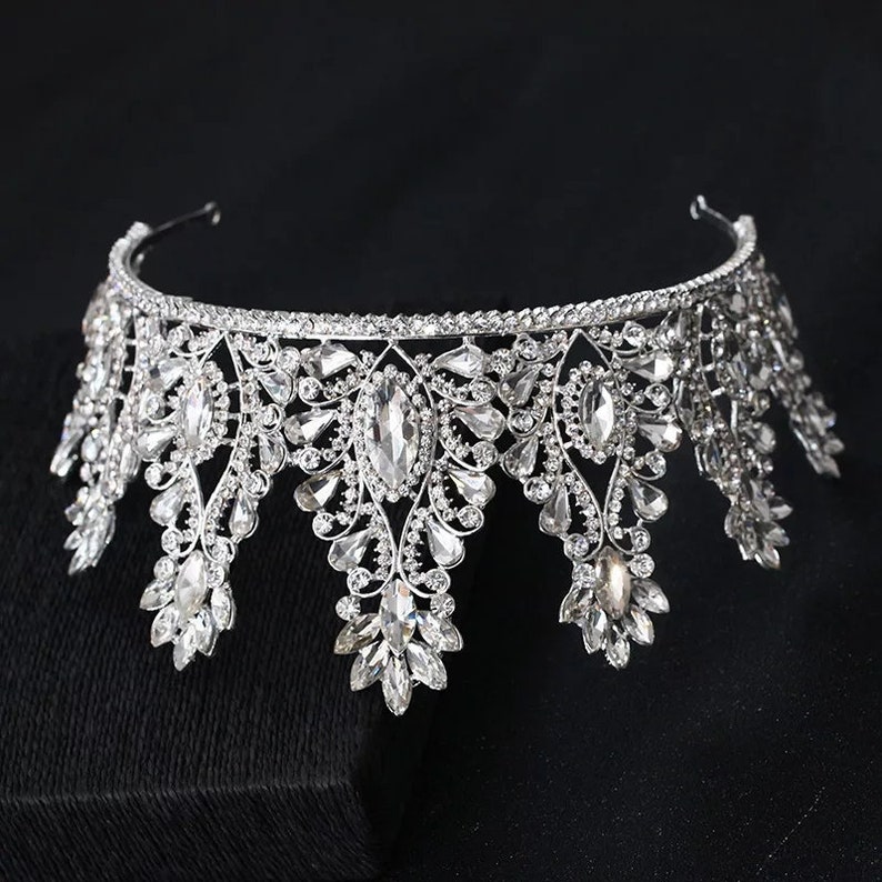 Princess Crown Gold Tiara Silver Tiara Wedding Weddings - Etsy