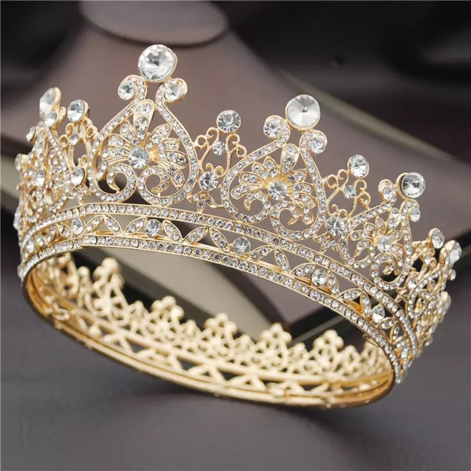 Princess Tiara Wedding Tiara Princess Crown Gold Tiara - Etsy