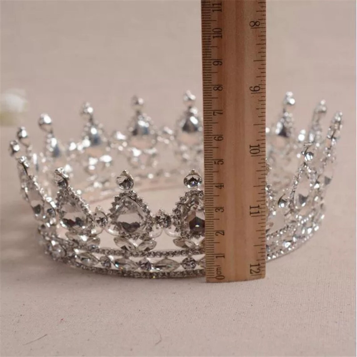 Crystal Crown Bridal Crown Headpiece Silver or Gorlden Silver | Etsy