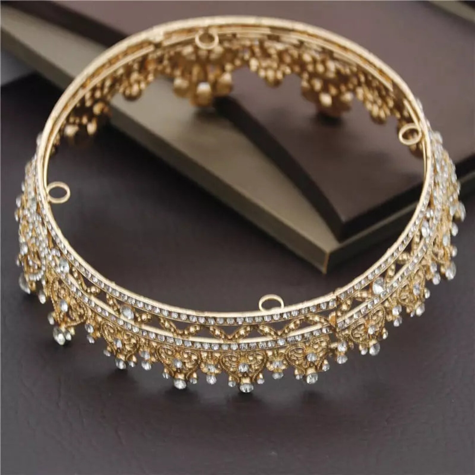 Princess Tiara Wedding Tiara Princess Crown Gold Tiara - Etsy