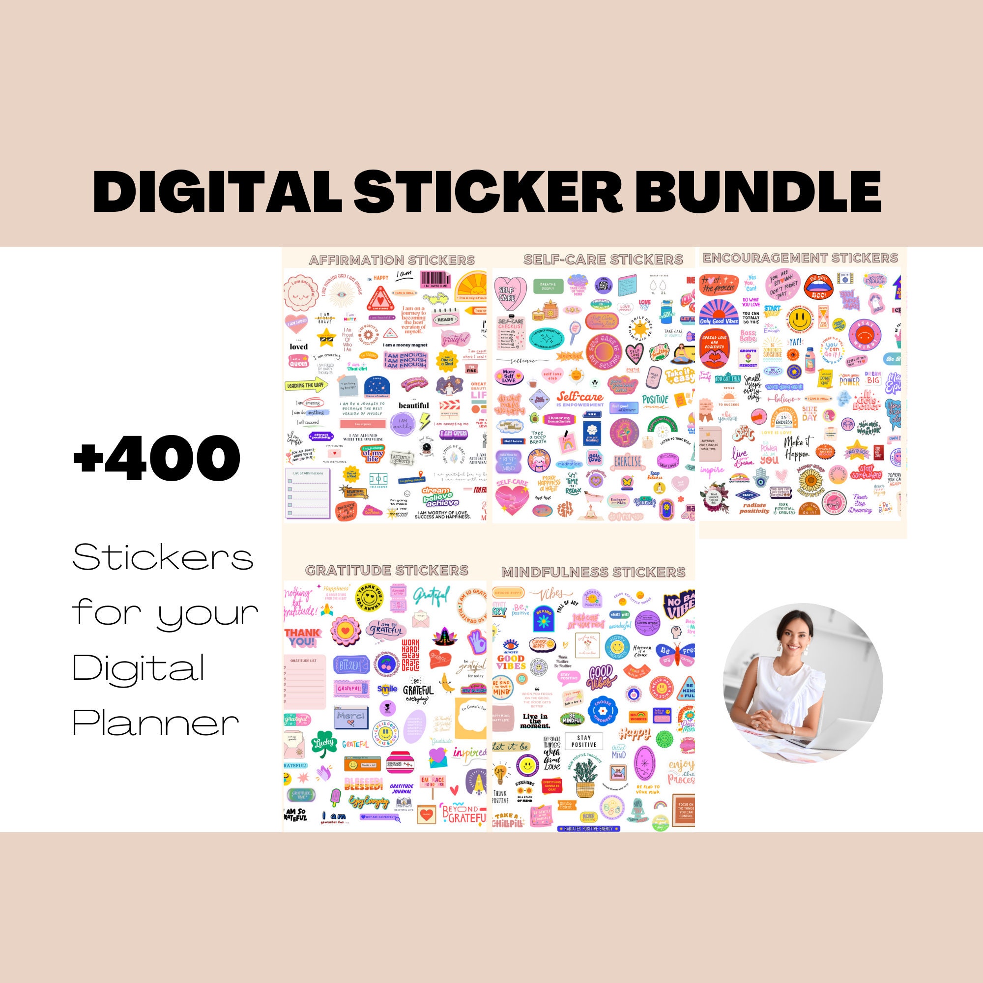 400 Digital Planner Stickers to Elevate Your Digital Planning ultimate ...