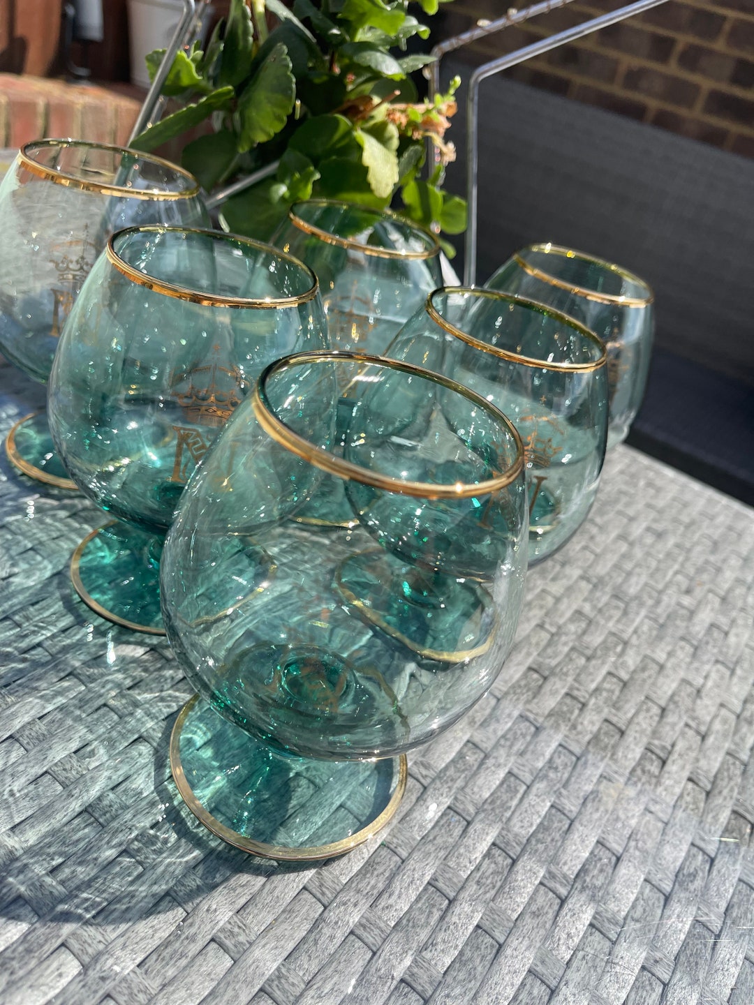 Vintage Napoleon Glasses,vintage Napoleon Cognac Brandy Glasses,set of ...