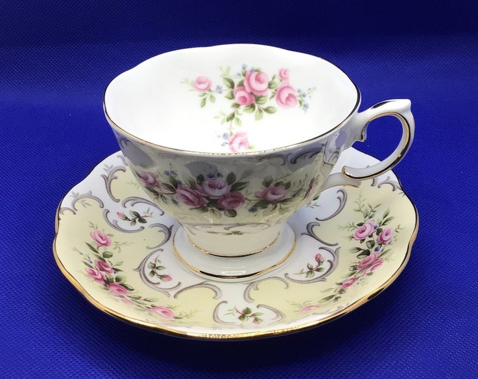 Royal Albert Rose Du Barry Series Collette Tea Cup and Saucer - Etsy