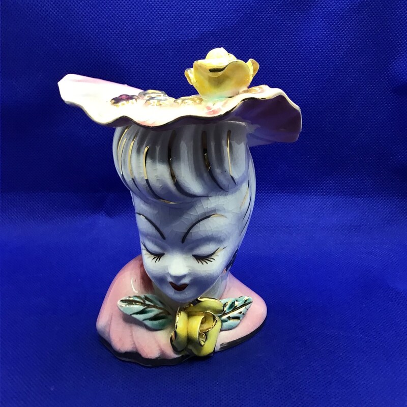 Lady Head Vase - Etsy