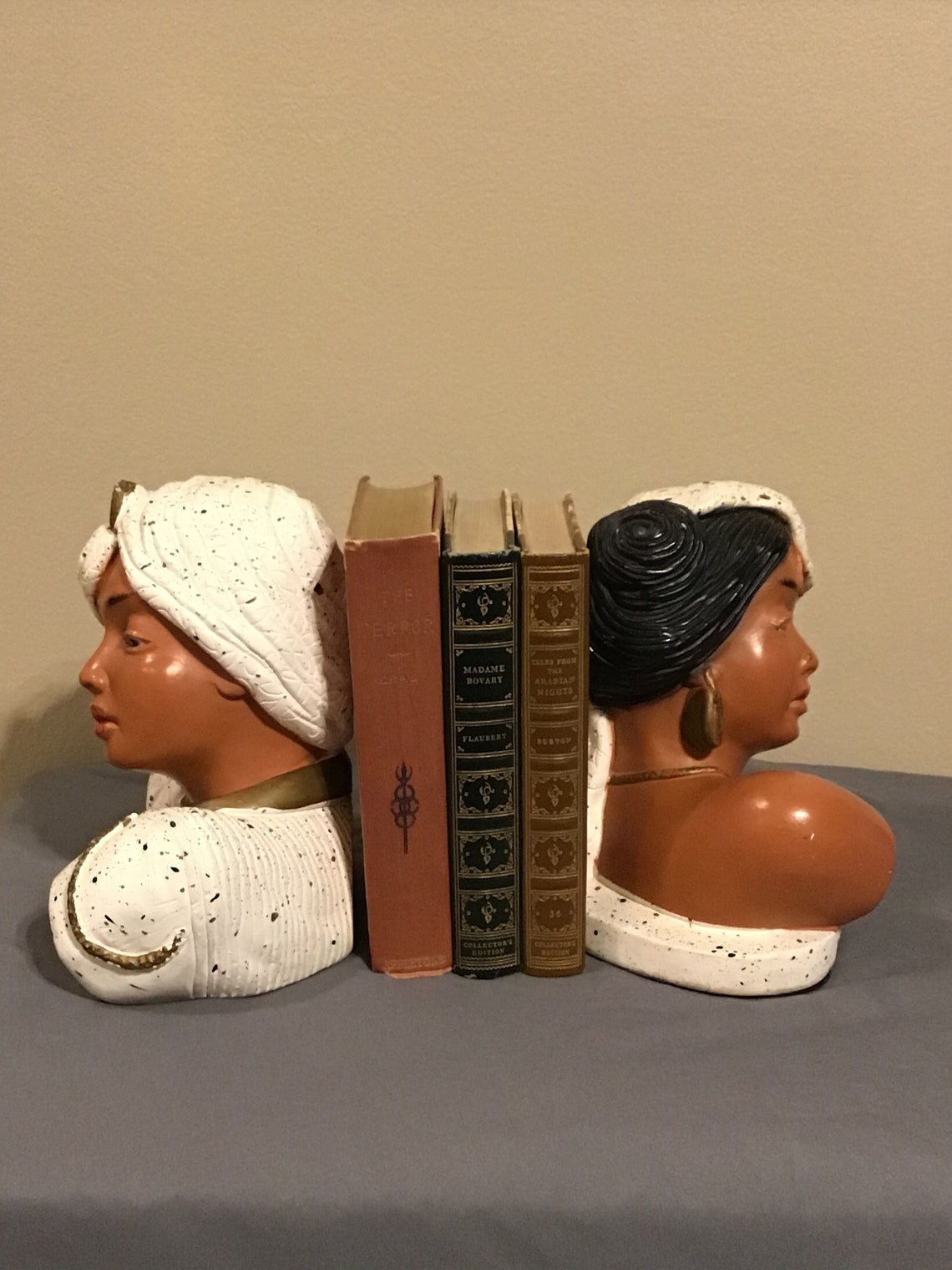 Universal Statuary Co Circa 1954 Chalkware Arabian Bust - Etsy