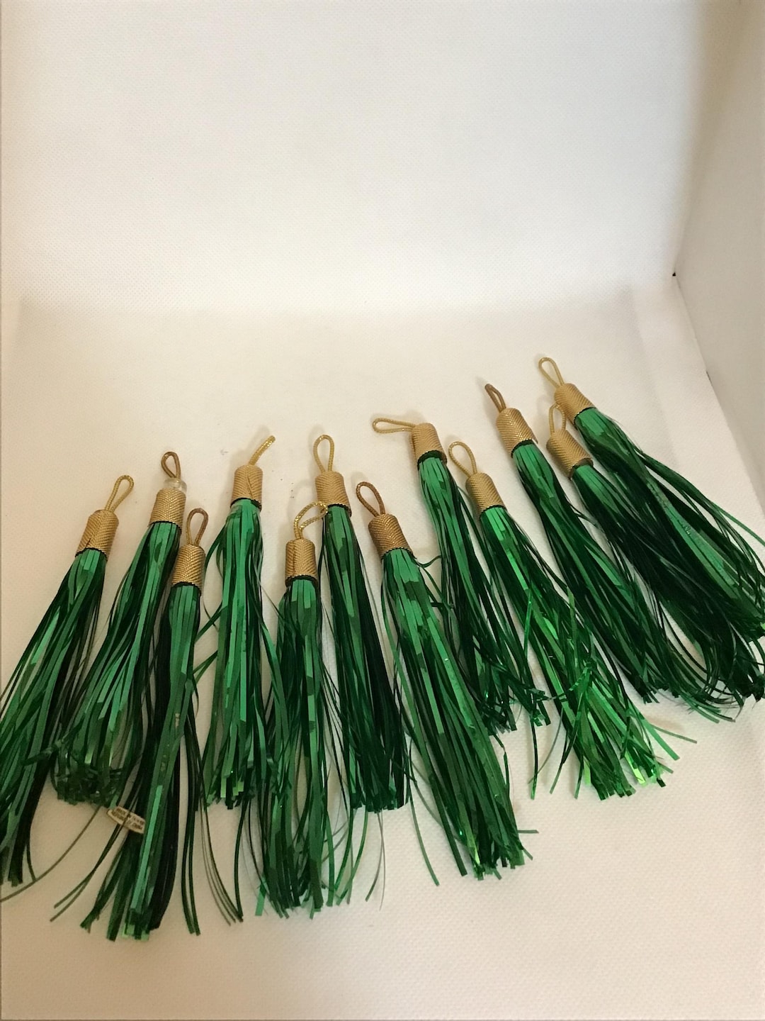 Vintage 1950 1960 Tinsel Tassel Christmas Ornament Mid Century Atomic ...