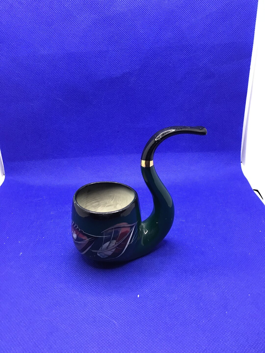 Sasha Brastoff MCM Ceramic Pipe Planter - Signed - Etsy
