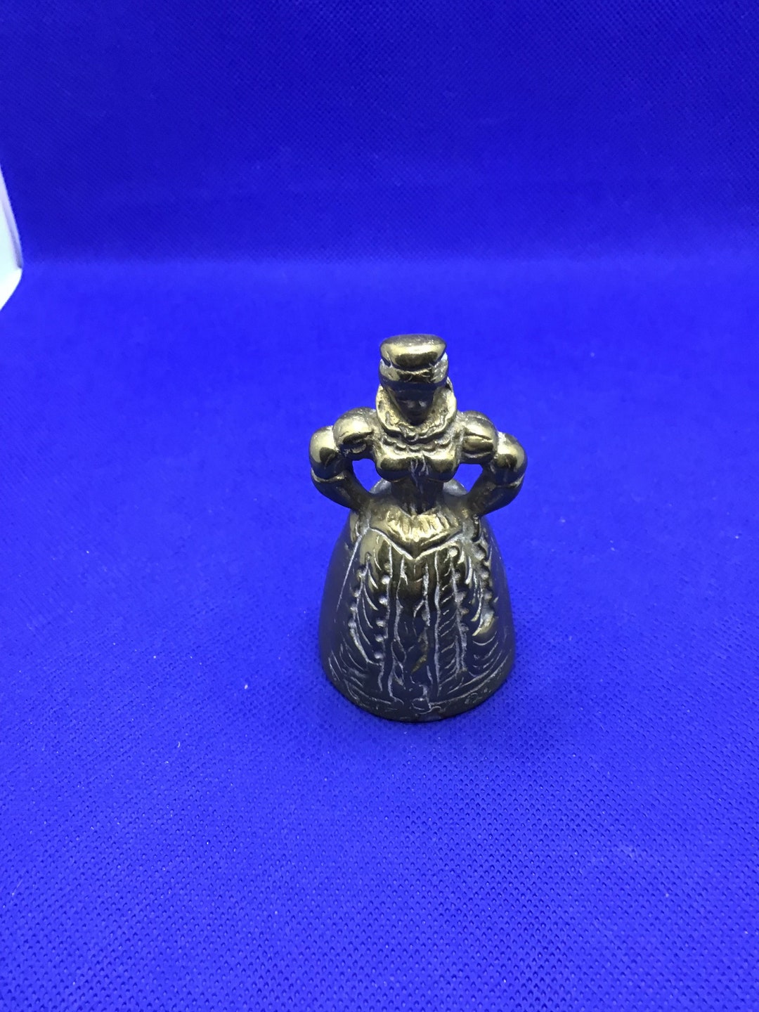 Brass Victorian Lady Southern Belle Brass Bell, Crinoline Bell ...