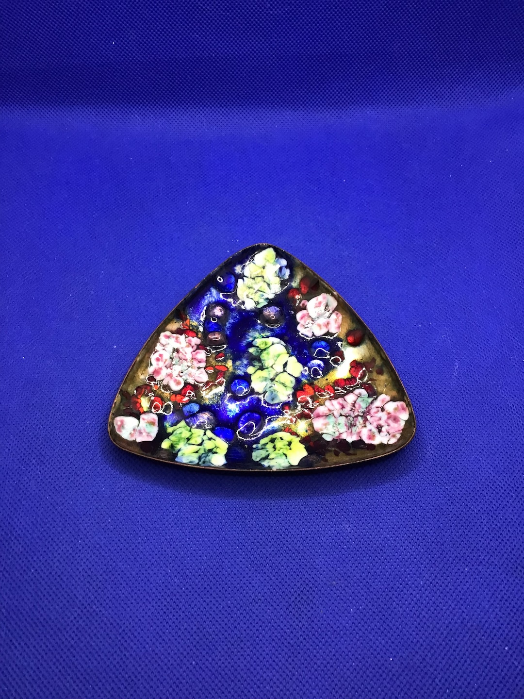 MCM Enamel on Copper Dish by Esmaltes Capo - Etsy