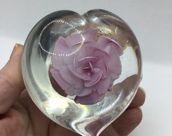 Glass Encased Rose - Etsy