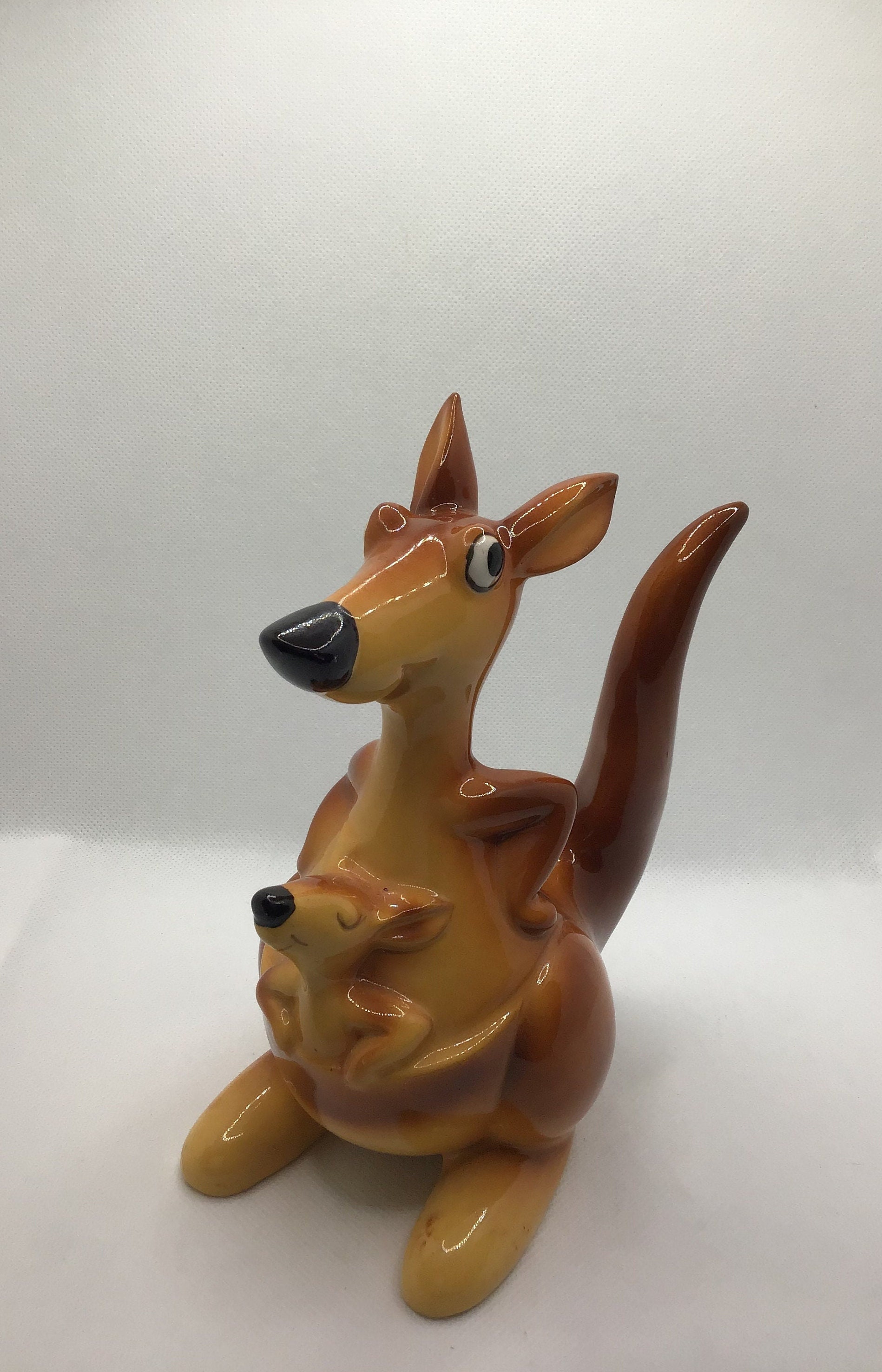 Art & Collectibles Collectible Glass Lefton Kangaroo Bank ...