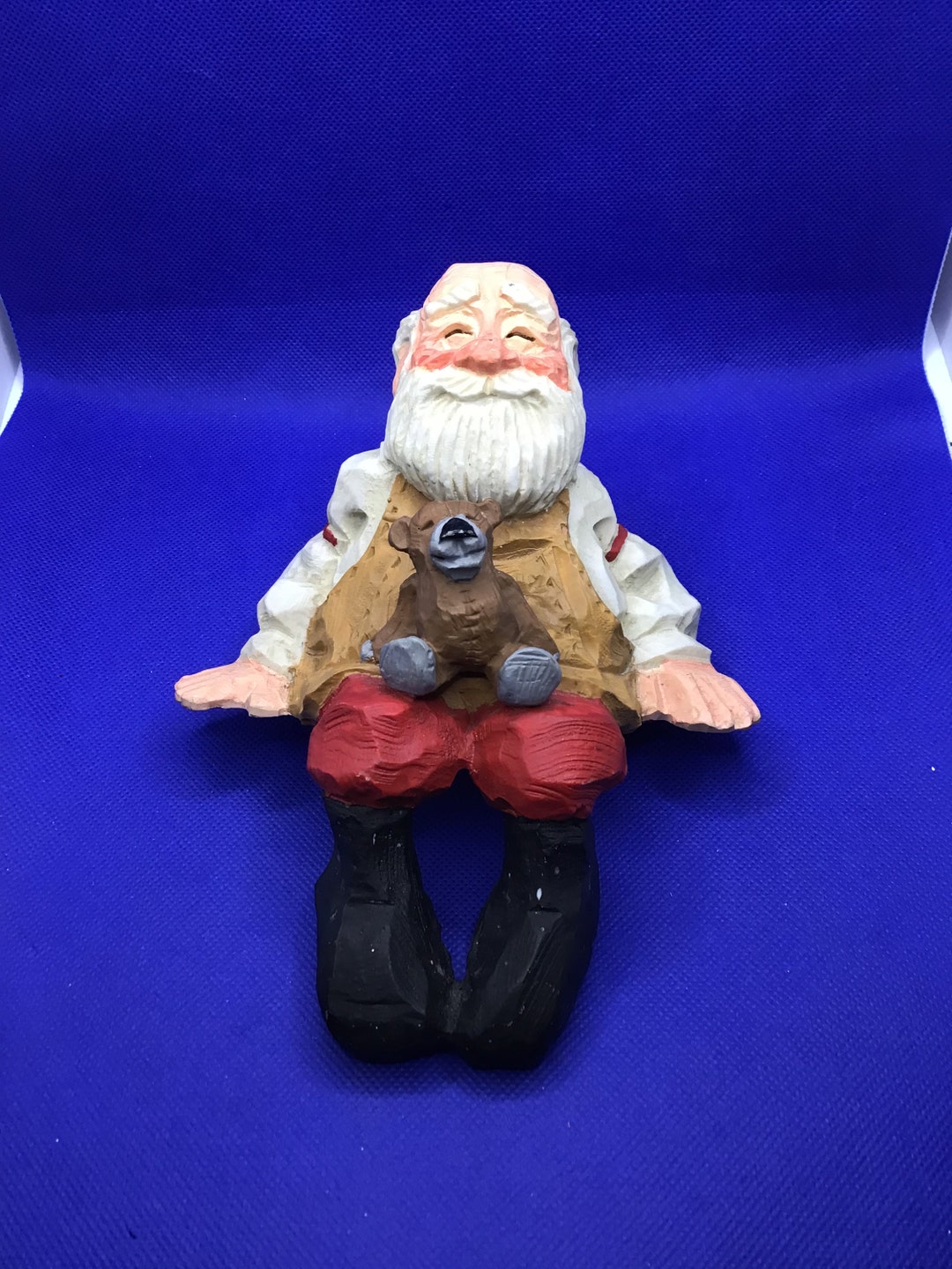 David Frykman Seasonal Seated Santa Ceramic Resin Figurine - Etsy