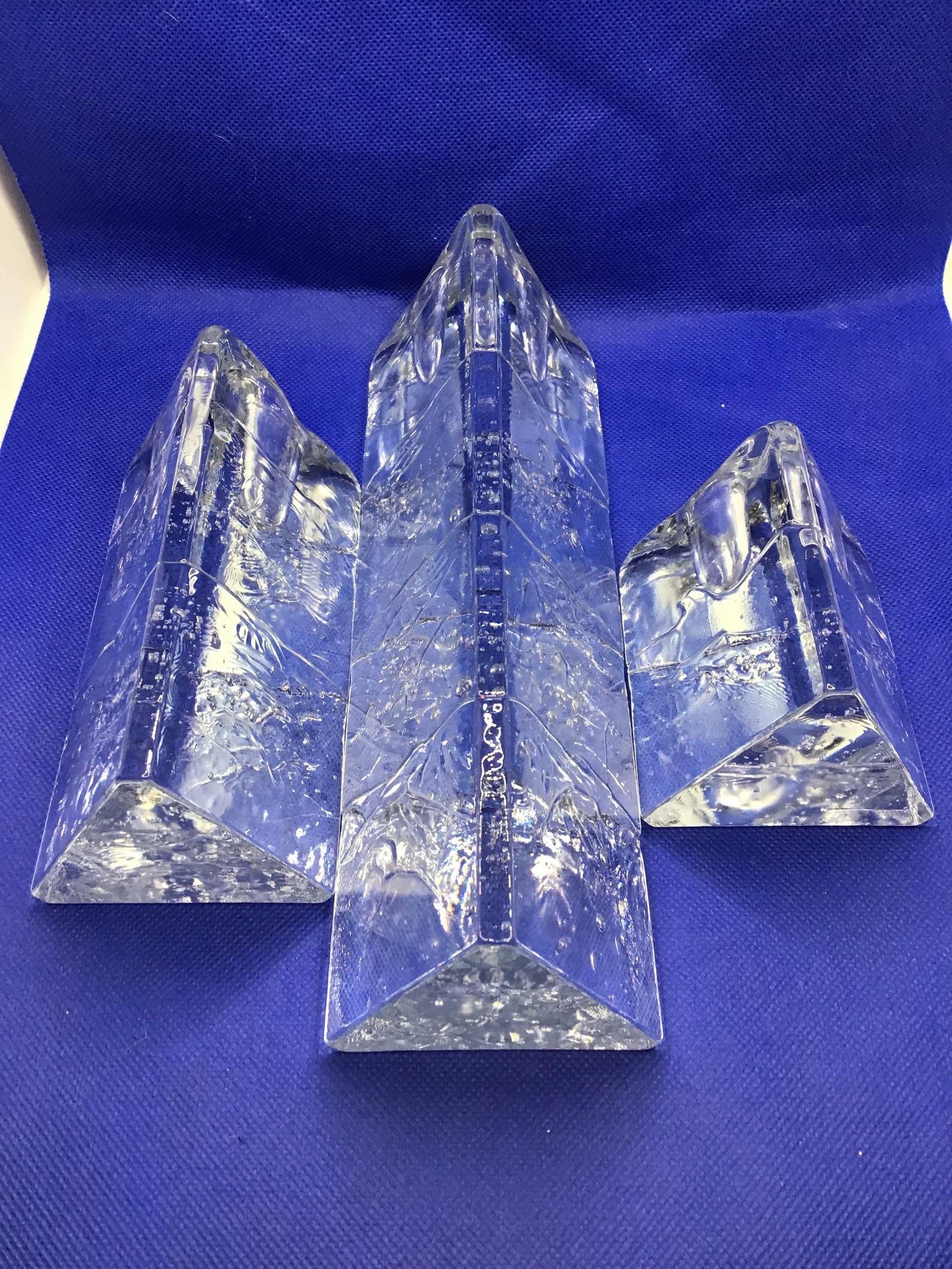 1970s Arkipelago Glass Icicle Candle Holder Timo Sarpaneva Iittala ...