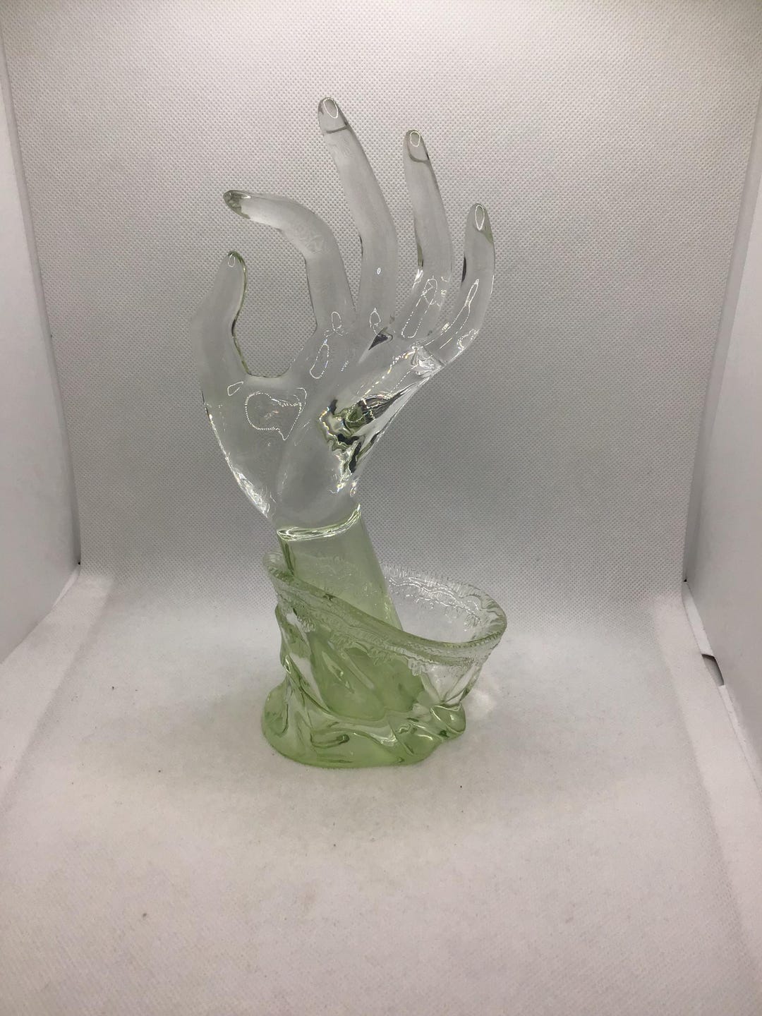 Clear Acrylic Hand Sculpture With Fancy Sleeve - Etsy