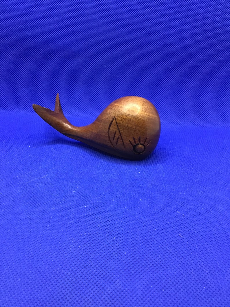 Vintage Kamaaina Wood Honokaa Hawaii Milo Hand Carved Whale - Etsy