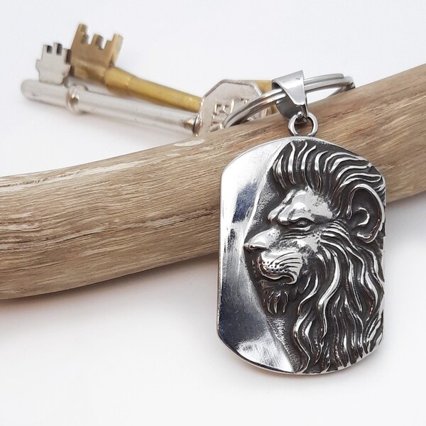 Lion Keychain - Etsy