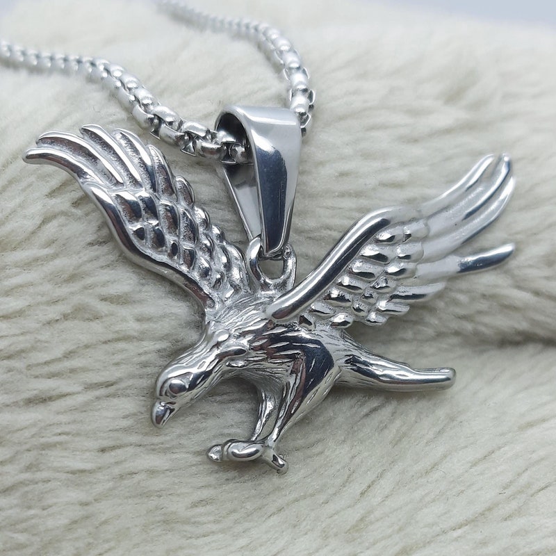 Eagle Necklace - Etsy