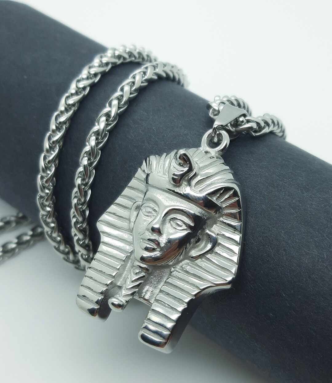 Pharaoh King Pendant Necklace Tutankhamun Ancient Egyptian Jewellery ...