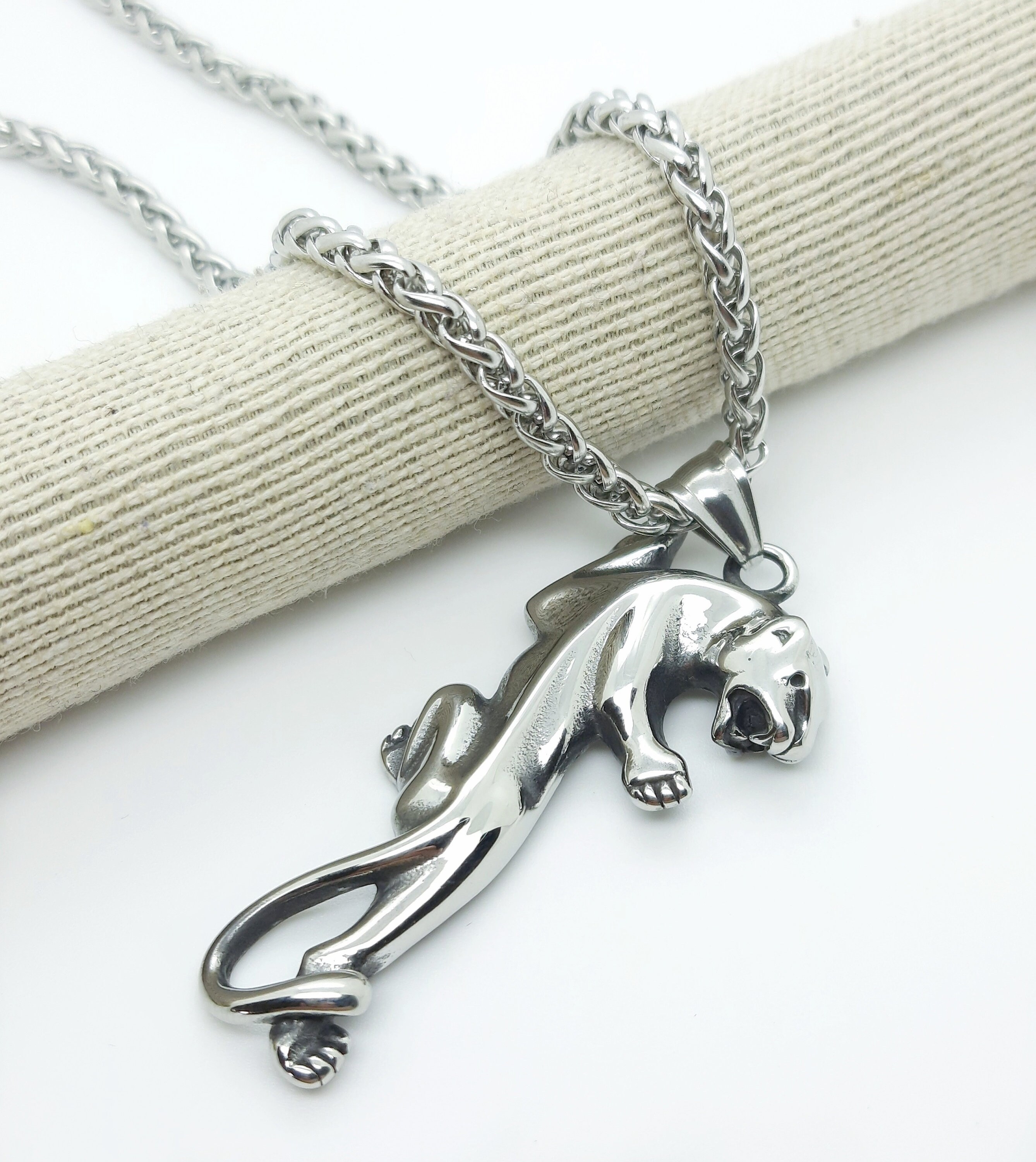 Jaguar Necklace Mens Fashion Necklace Jaguar Pendant Panther Jaguar Necklace Mens Fashion Necklace Jaguar Pendant Panther