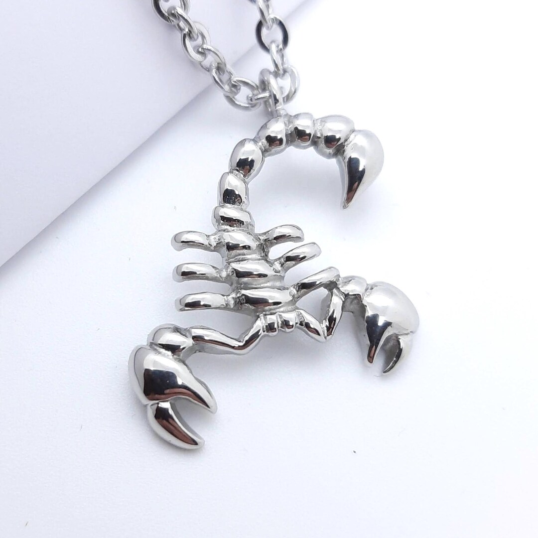 Scorpion Necklace Arachnid Pendant Animal Insect Pendants for Men - Etsy