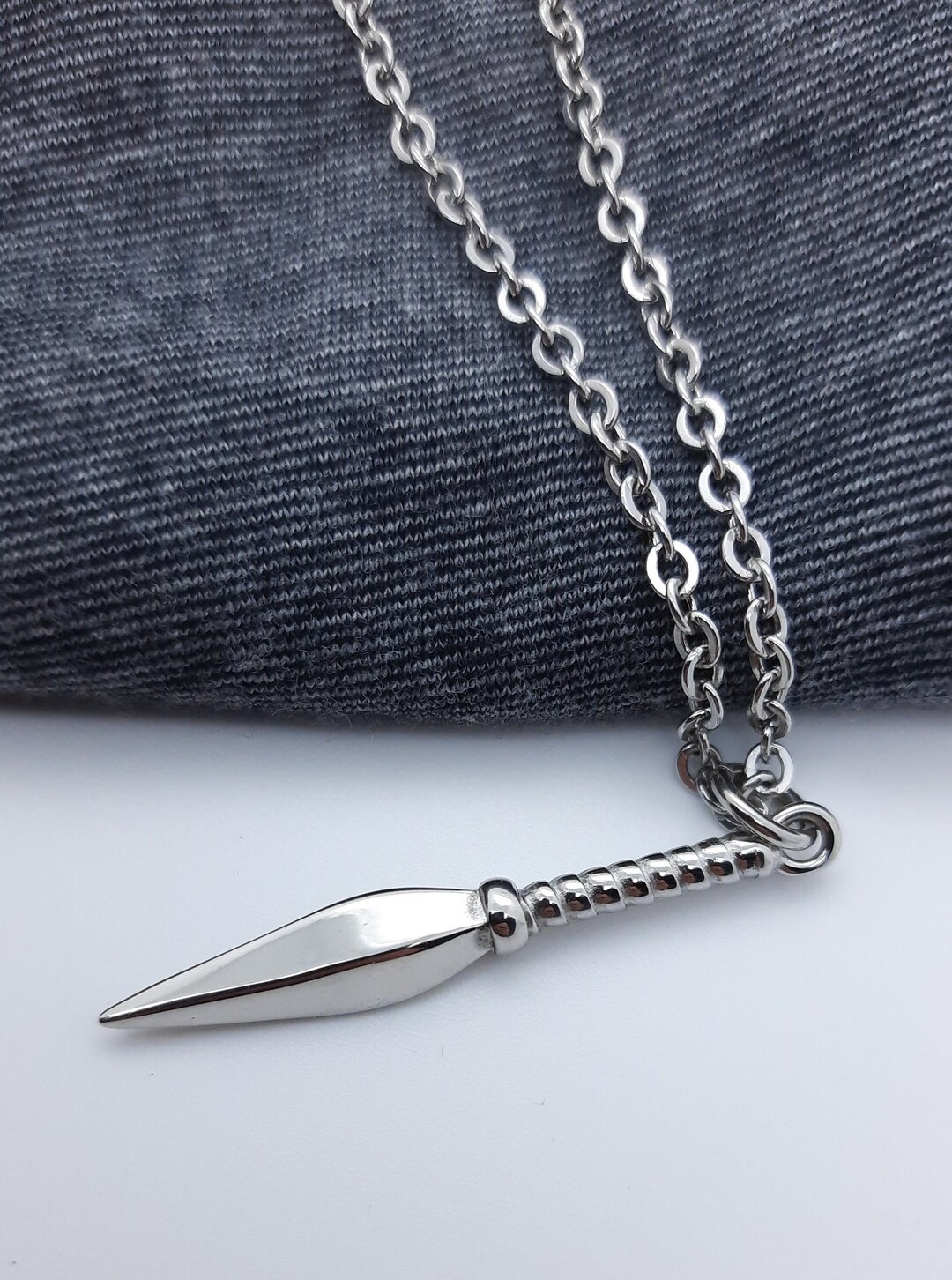 Gungnir Necklace, Odins Spear Pendant, Spear Head Necklace, Mens Viking ...