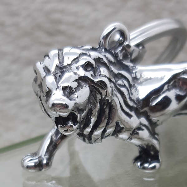 Lion Keychain - Etsy