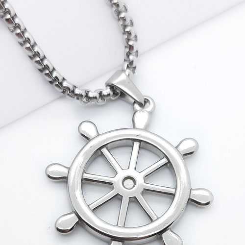 Dharmachakra Pendant Wheel of Dharma Pendant Buddhist - Etsy
