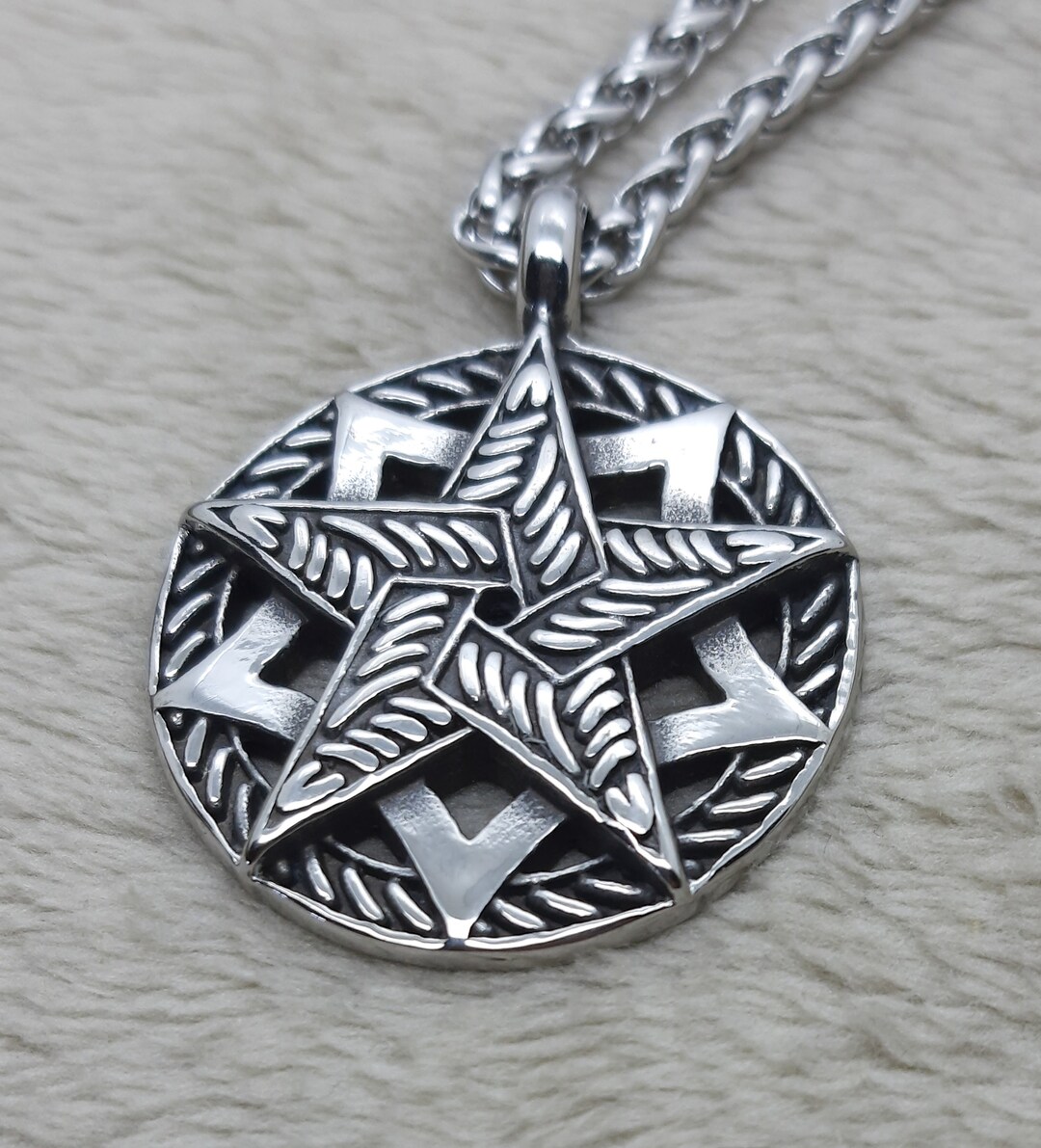 Pentagram Necklace Pentacle Star Pendant Wicca Accessory Symbol of ...