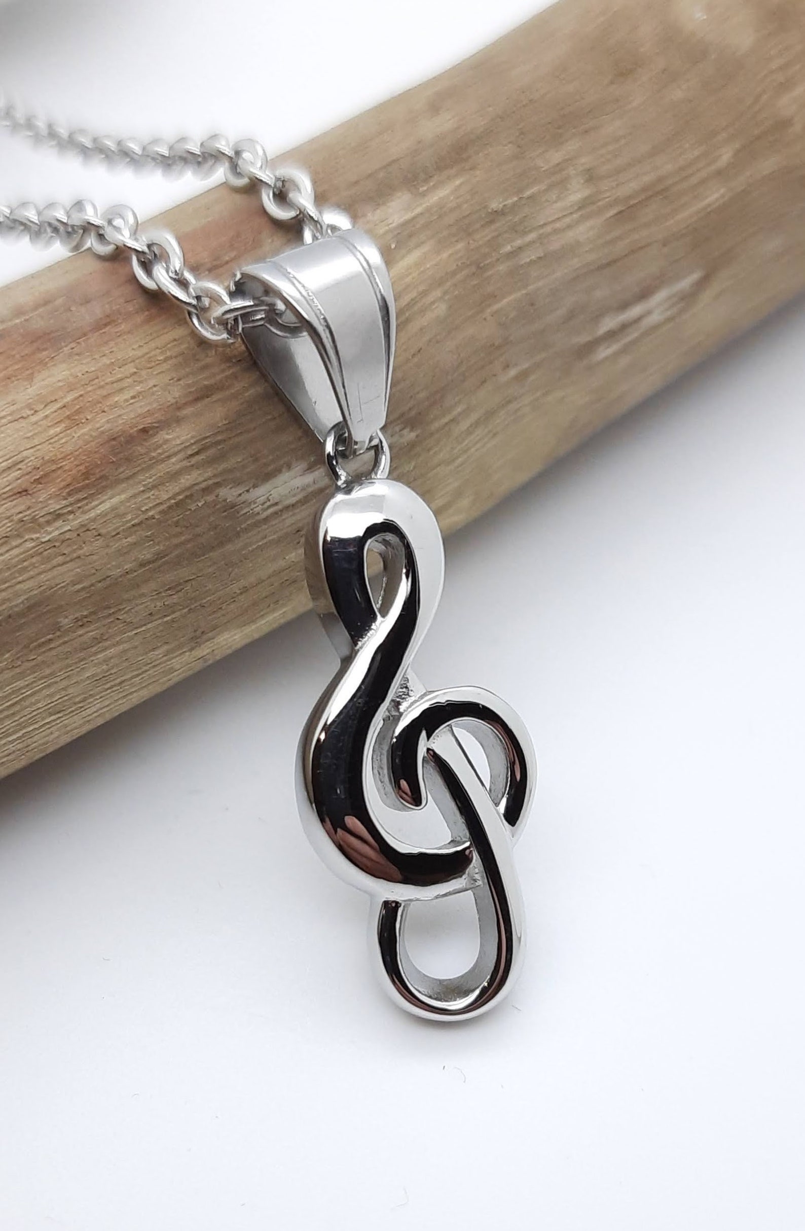 Womens Music Note Necklace Musical Note Pendant Necklace - Etsy UK