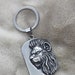 Lion Keyring Stainless Steel Mens Lion Keychain Large Key - Etsy UK