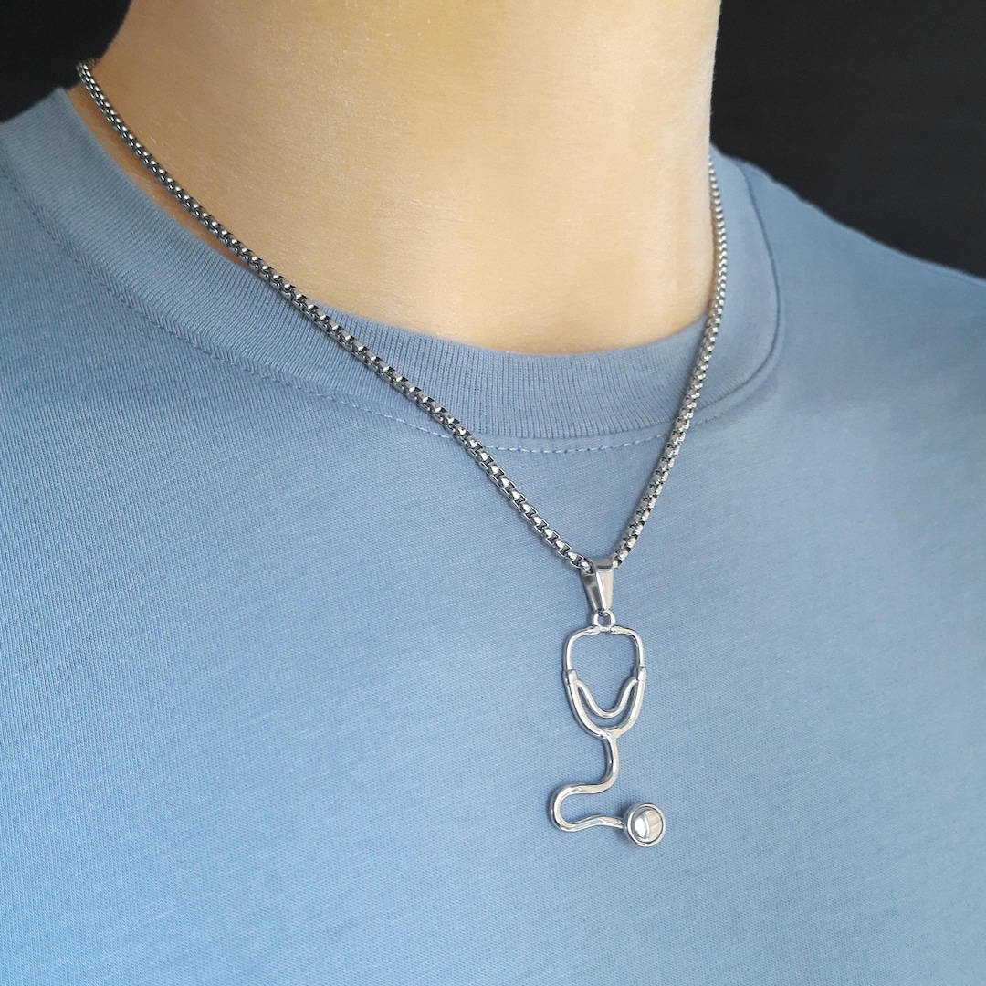 Stethoscope Doctors Nurses Pendant Necklace - Etsy
