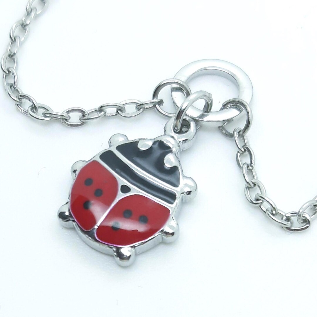Ladybird Pendant Necklace Dainty Ladybug Charm Jewellery for Women - Etsy