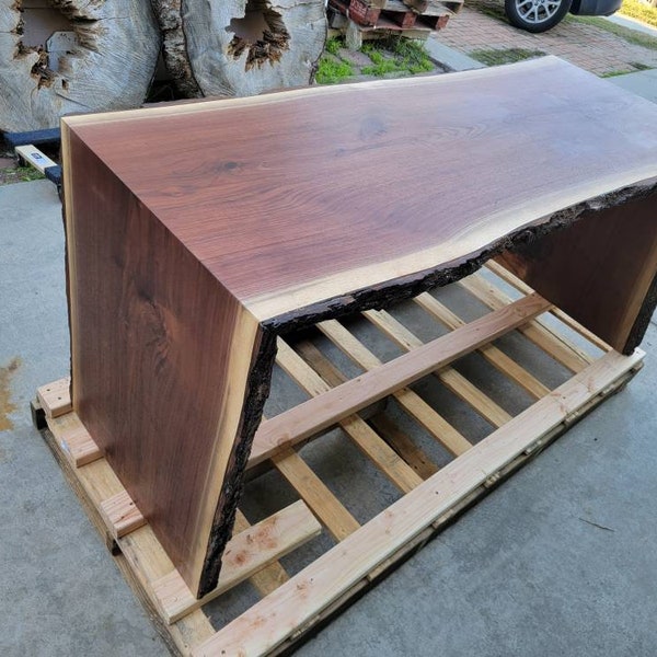 Waterfall Desk - Etsy