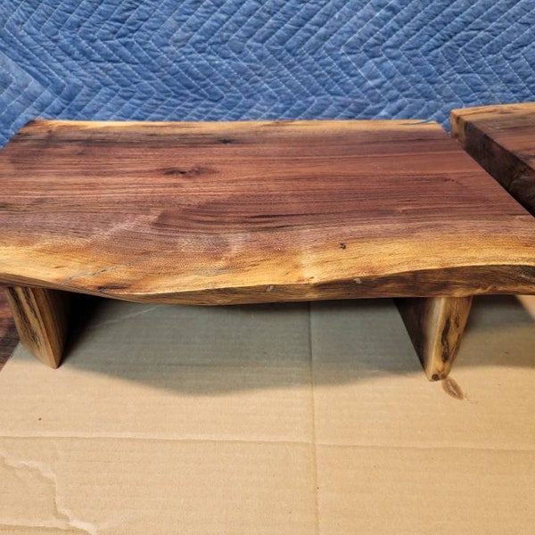 Live Edge Wood Riser - Etsy
