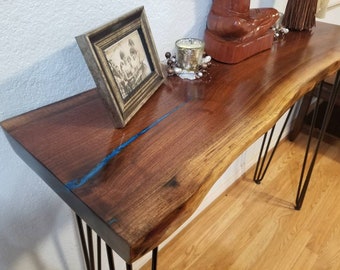 Live Edge Console | Etsy