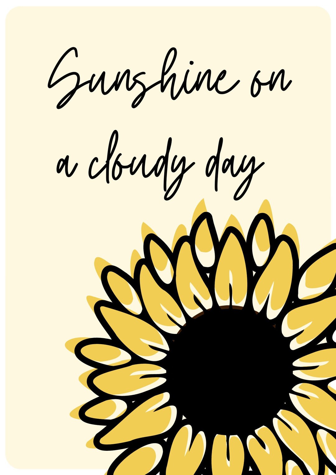 Sunflower Quotes Wall Art Digital Download - Etsy