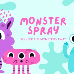 Monster Spray Digital Download Print - Etsy