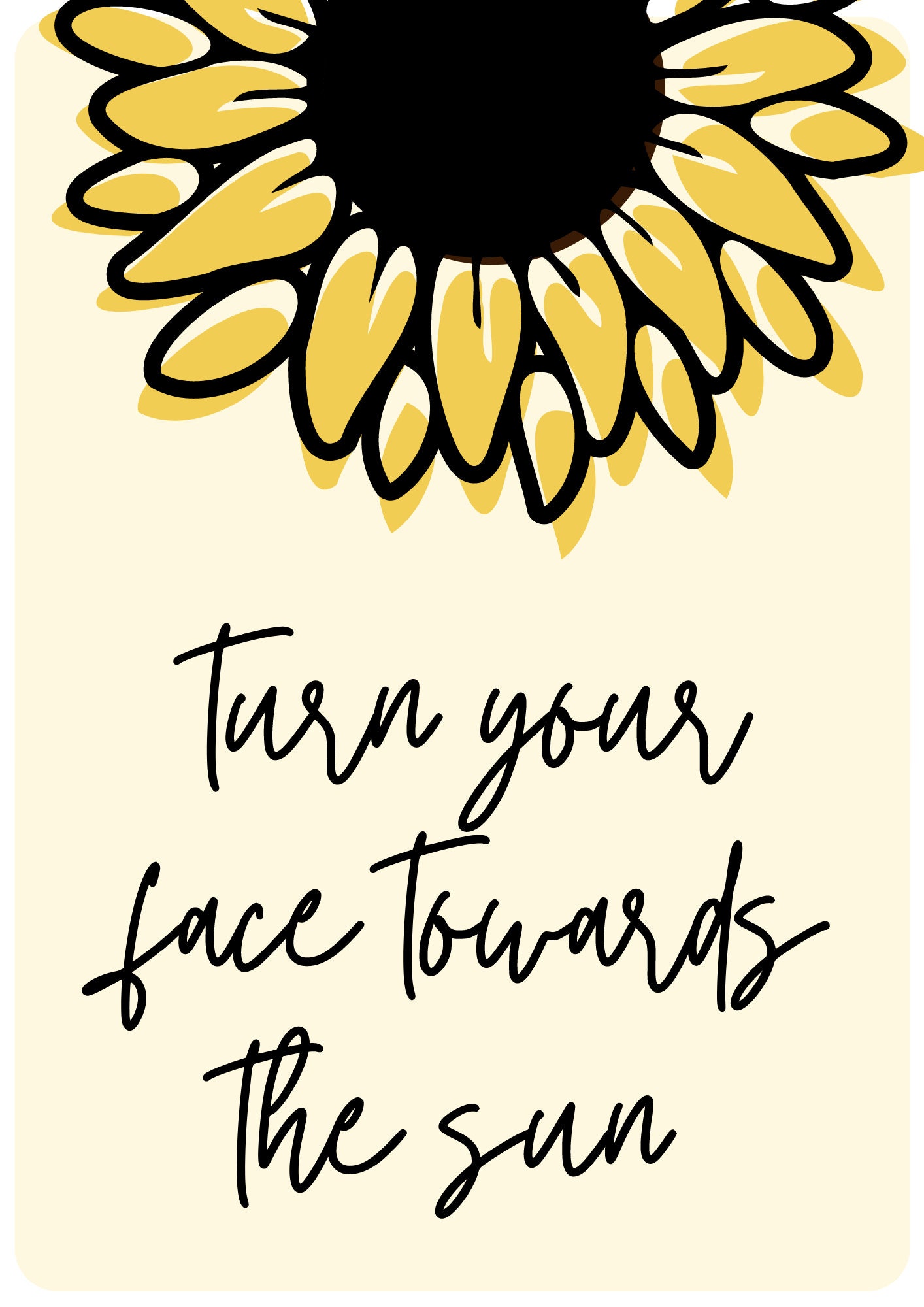 Sunflower Quotes Wall Art Digital Download - Etsy