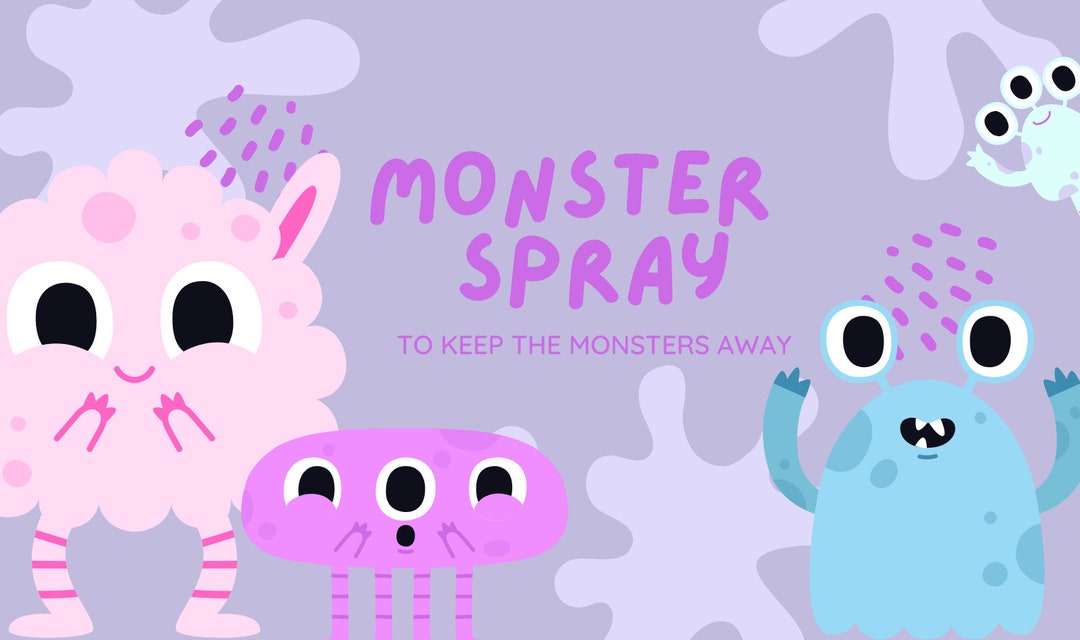 Monster Spray Digital Download Print - Etsy