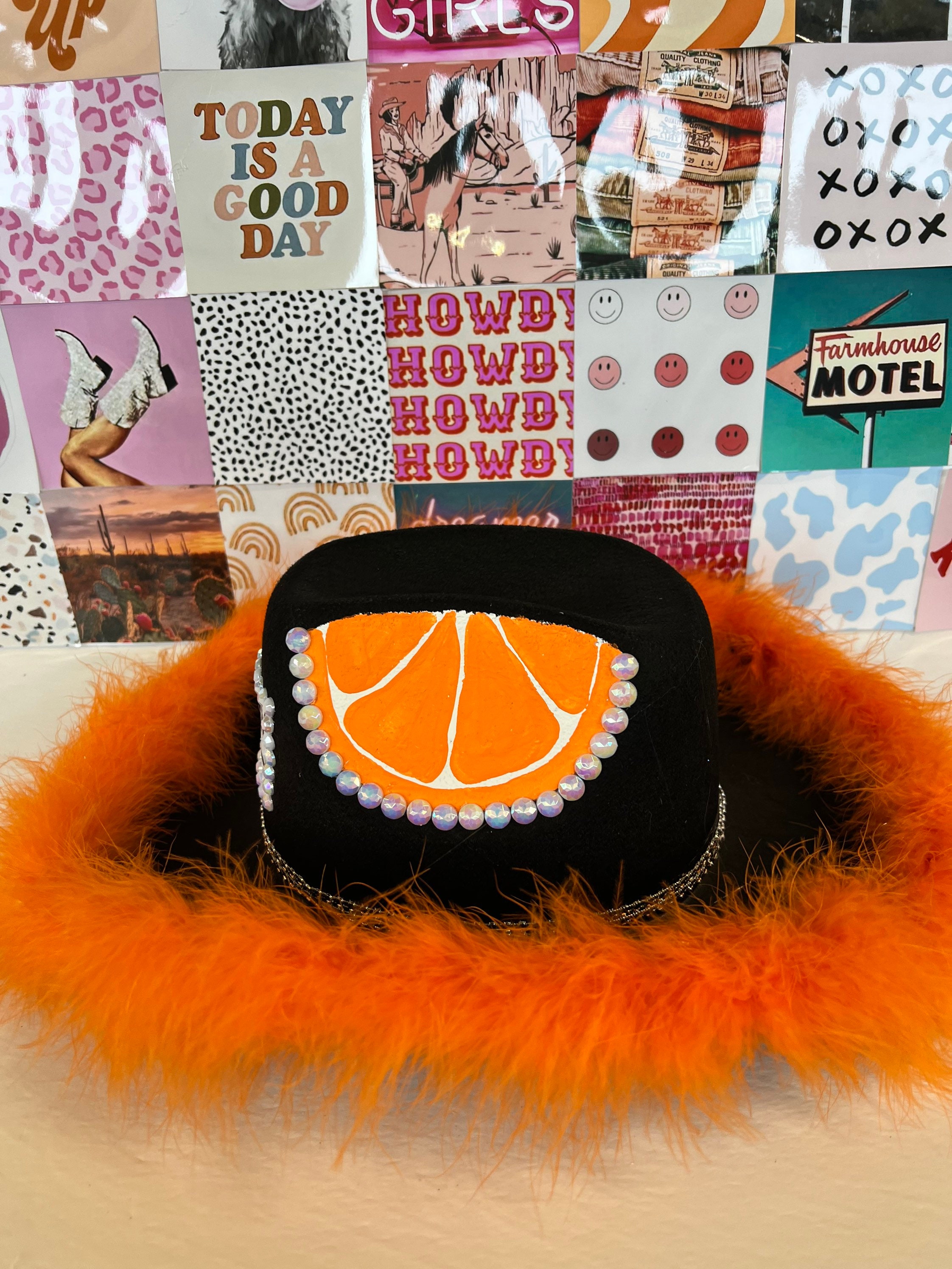 Truly Orange Custom Alcohol Party Cowboy Hat - Etsy