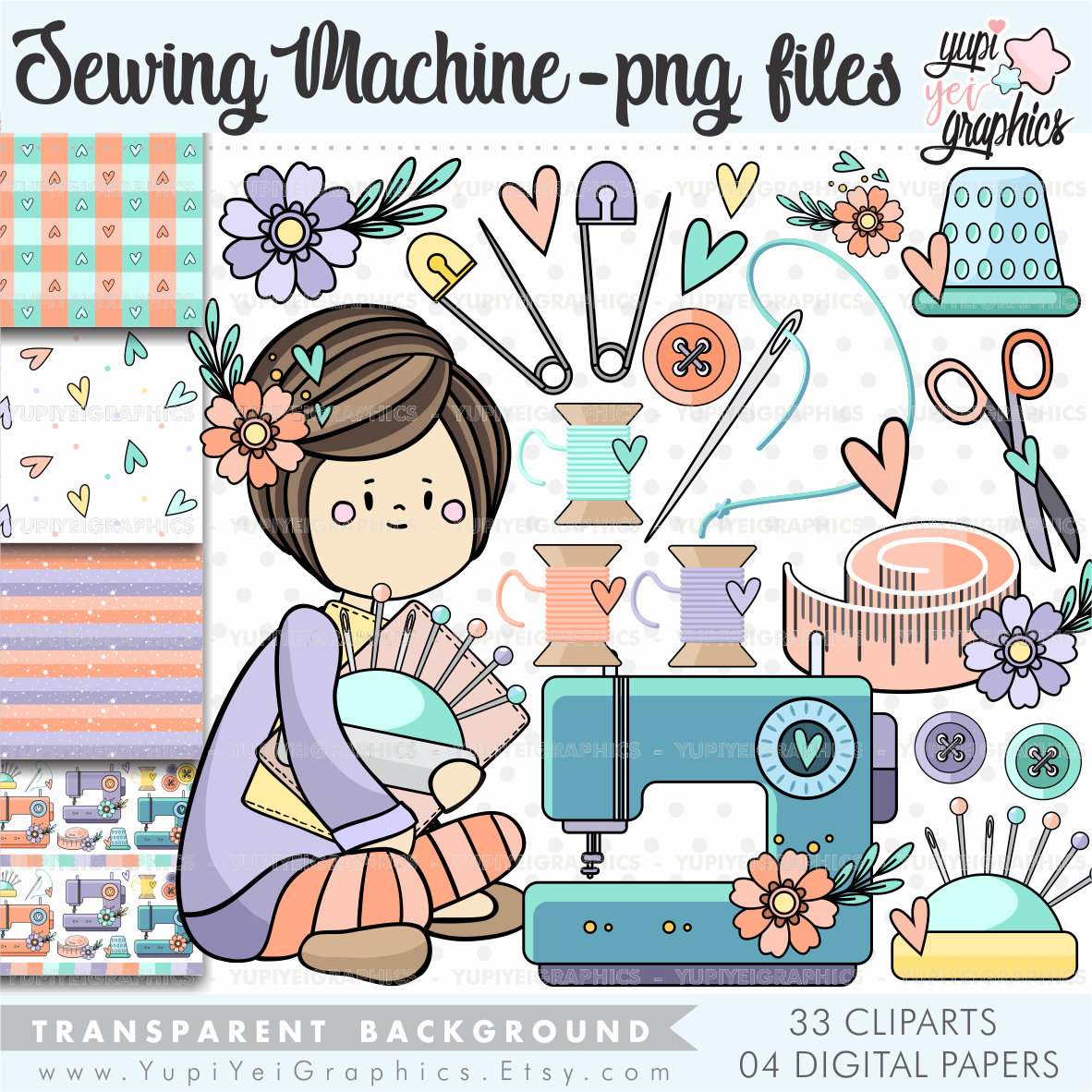 Sewing Graphics Clip Art