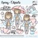 Spring Clipart April Showers Clipart COMMERCIAL USE | Etsy