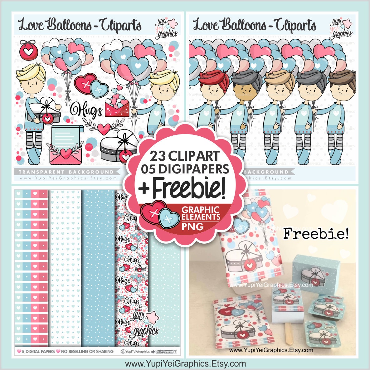 Love Clipart Love Graphics COMMERCIAL USE Valentine's - Etsy