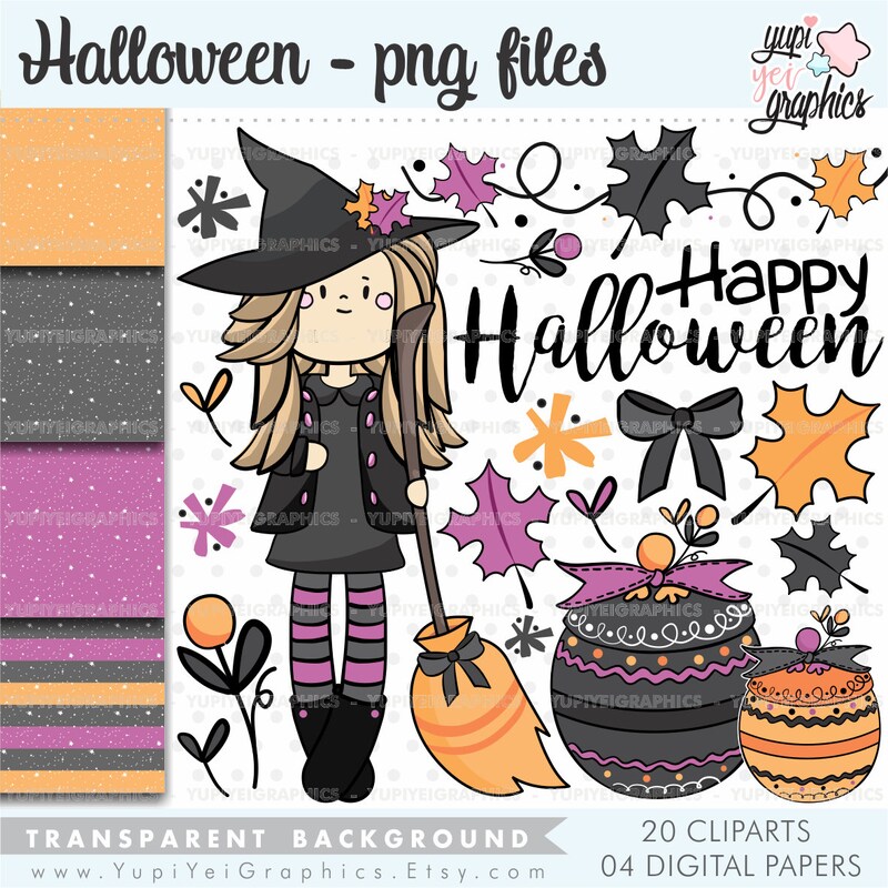 Halloween Clip Art - Etsy