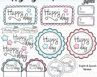 Happy Birthday Clip - Etsy