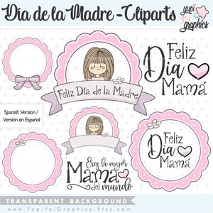 Mother's Day Clipart, Mother Clipart, Mom Clipart, COMMERCIAL USE ...