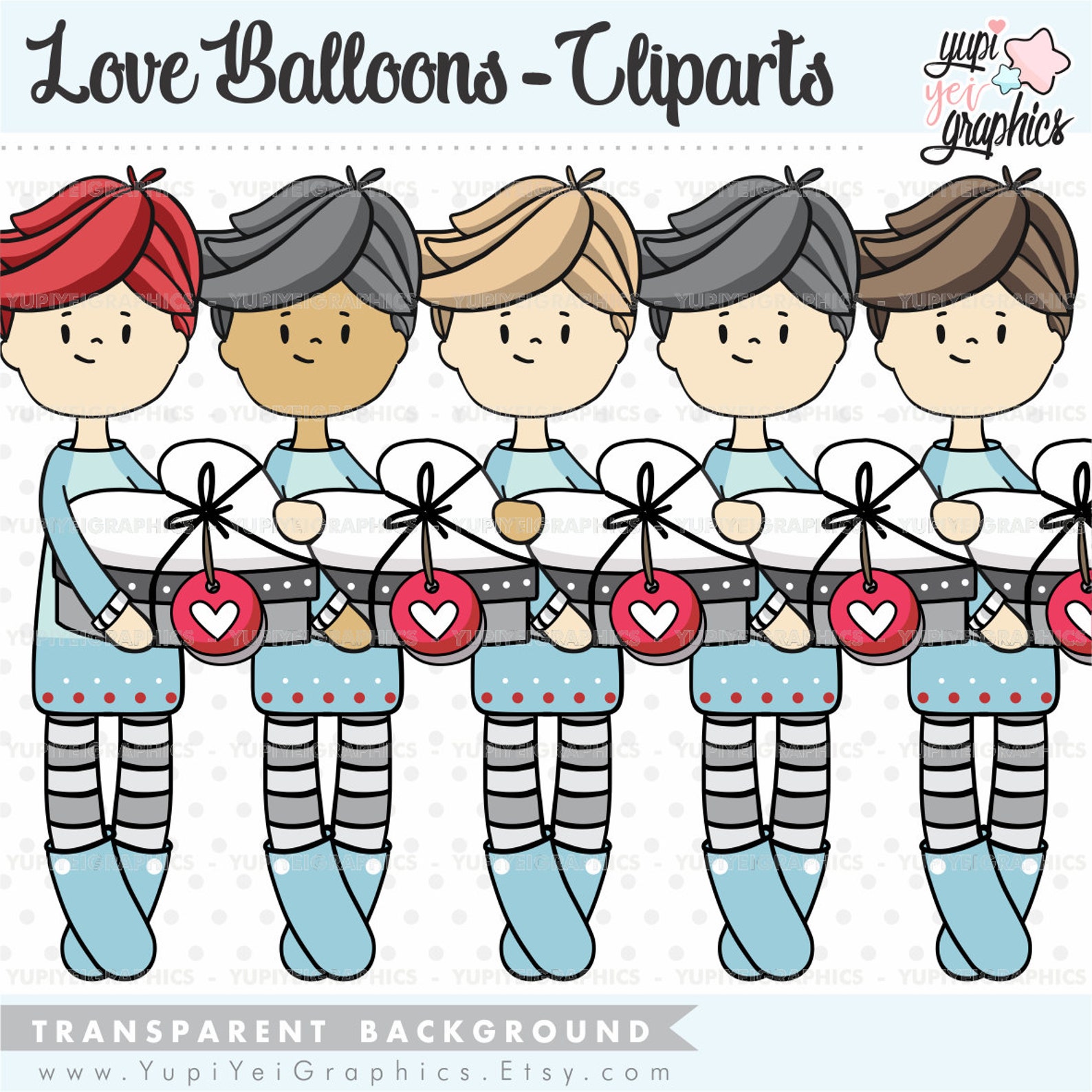 Love Clipart Love Graphics COMMERCIAL USE Valentine's - Etsy