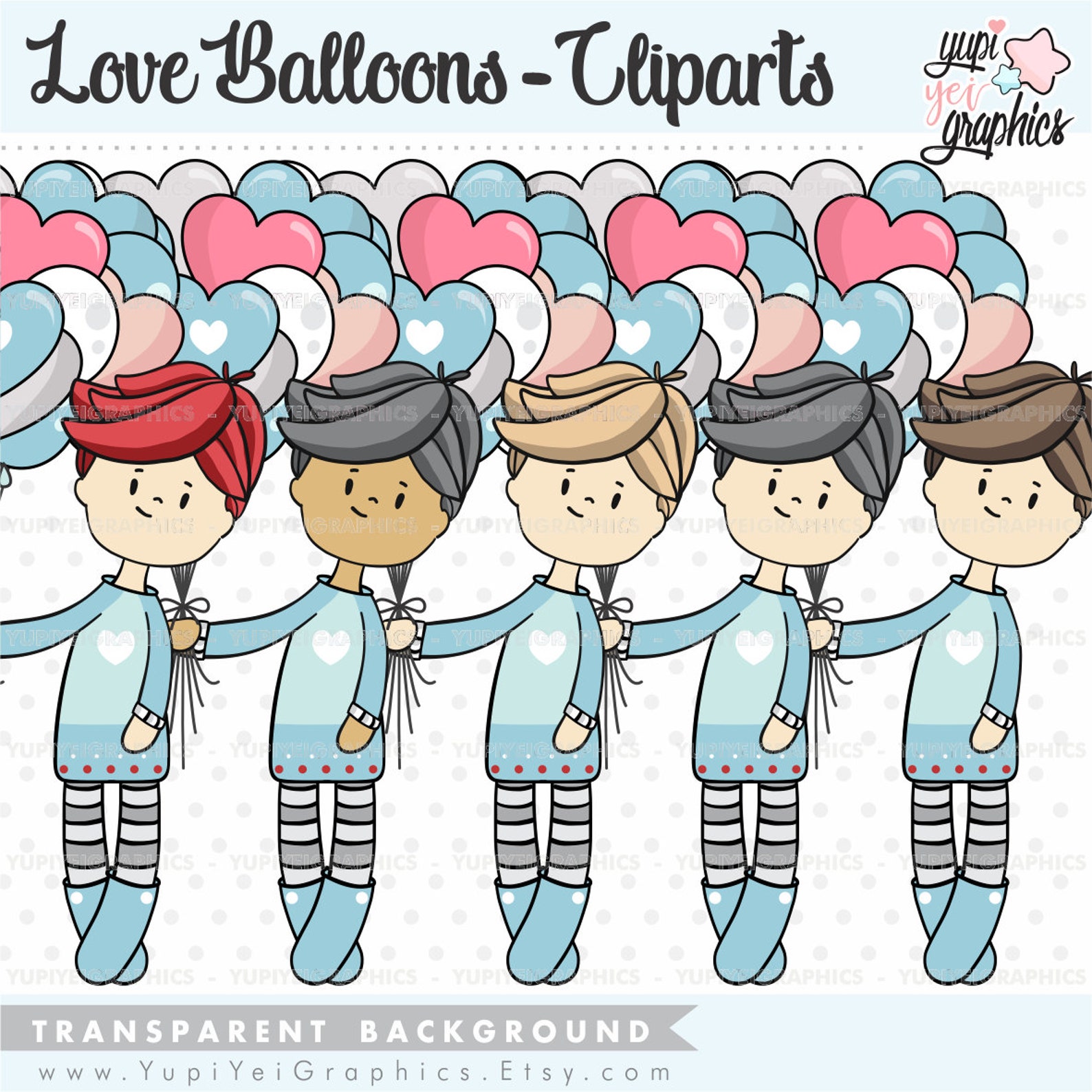 Love Clipart Love Graphics COMMERCIAL USE Valentine's - Etsy