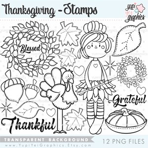 Autumn Clipart, Thanksgiving Clipart, COMMERCIAL USE, Thanksgiving Clip ...