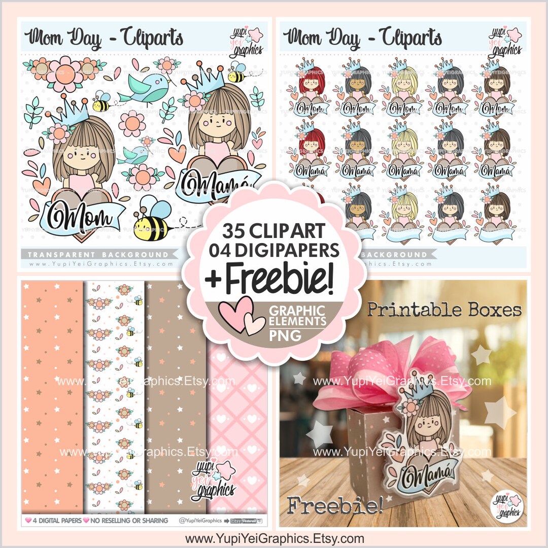 Mother's Day Clipart, Mother's Day Graphics, Mother's Day Clip Art, Mom ...